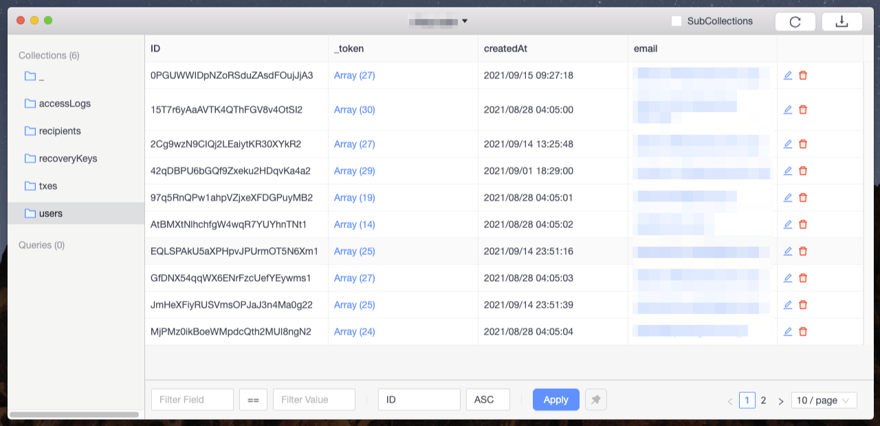 Firestore の GUI クライアントを調査してみました | NizLog